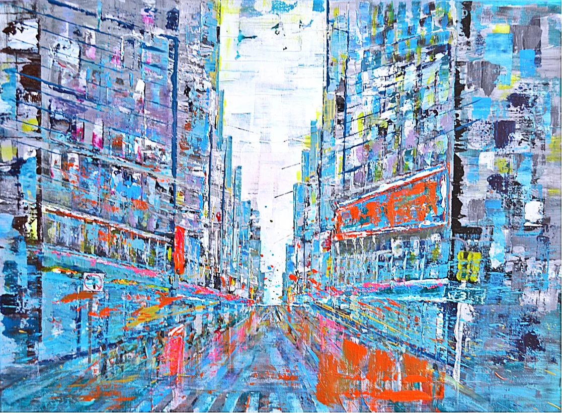 New York in Blue III | John Keane | Online Gallery