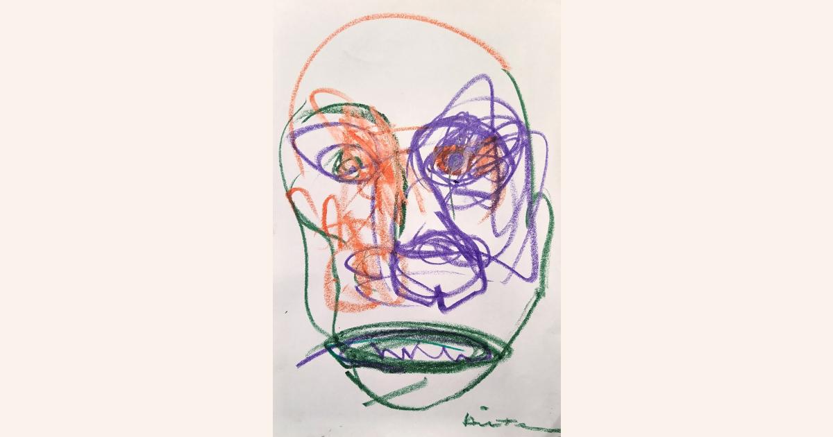 Grotesque face 6 - from the series: Angry drawings | Máriusz HinTea ...