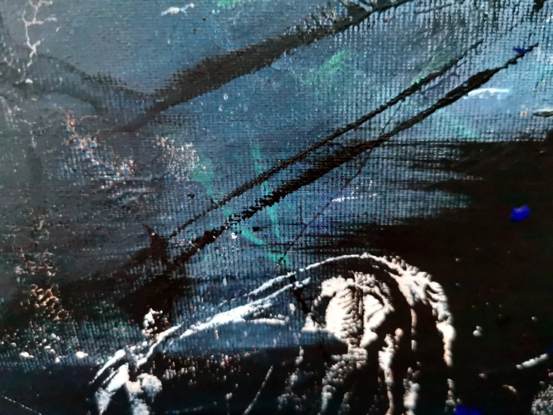 Very large scale XXL gigantic size abstract mindscape A way to infinity 15 by Kloska | Kloska ...