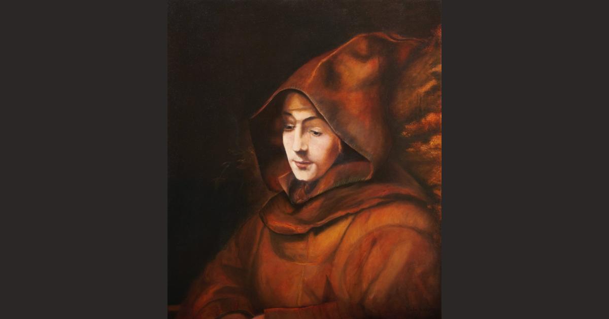 Titus van Rijn as a monk | Paula Kuulman | Online Gallery