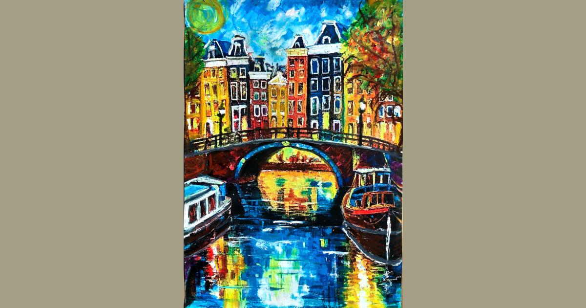 Utrecht postcard & poster series III | Canal View | Martine Weber ...